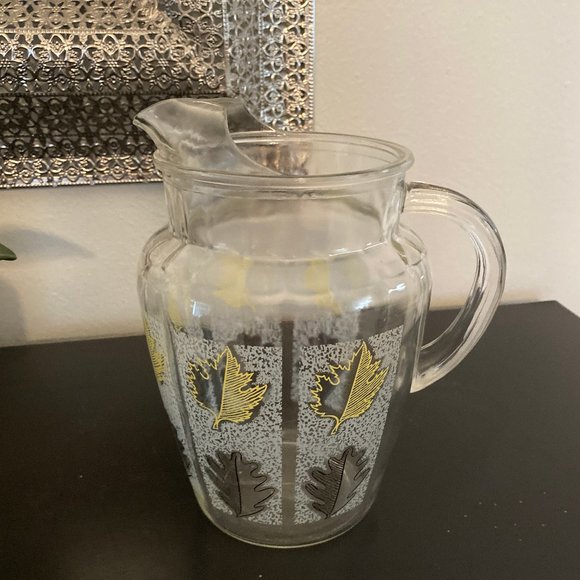Vintage | Dining | Vintage Large Glass Water Pitcher | Poshmark